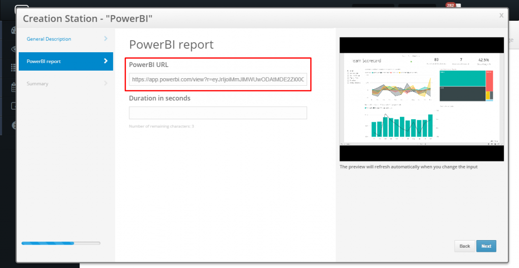 Charts (powered by PowerBi) widget – Self Support (EN)